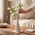 Unique Bargains Ceramic Vase for Home Decor Tall Matte Flower Vase ...