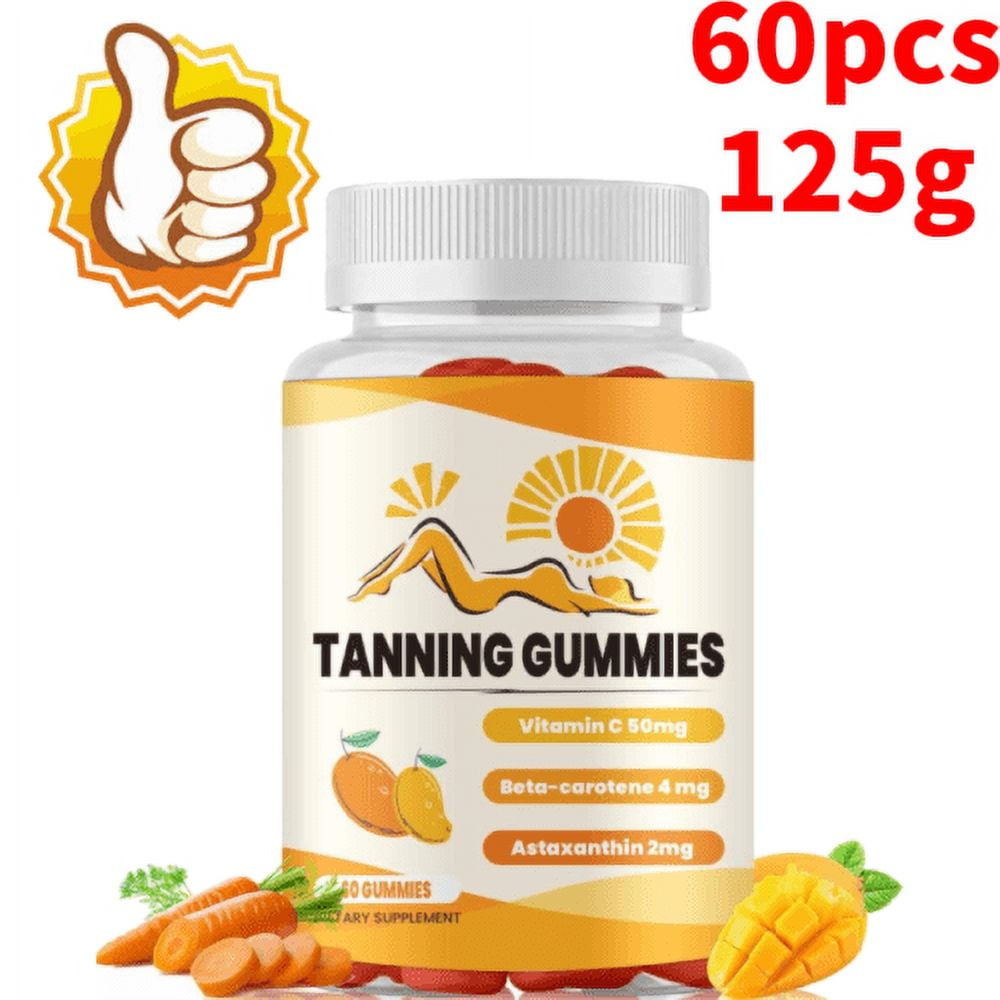 Bronze Bites Tanning Gummies Mango,Super Tanning Daily Gummies 60PCS ...