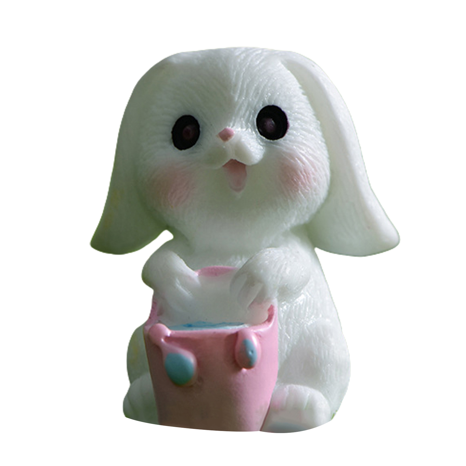 Farfi Bunny Figurine Cartoon Realistic Sturdy Lovely Animal Rabbit ...