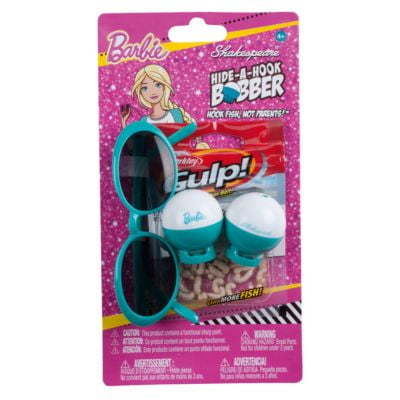 Shakespeare Barbie Hide-A-Hook Bobber Fishing Kit - Walmart.com