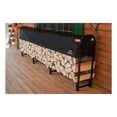 Shelterlogic 12 Ft. Large Metal Log Storage Firewood Rack with Heavy ...