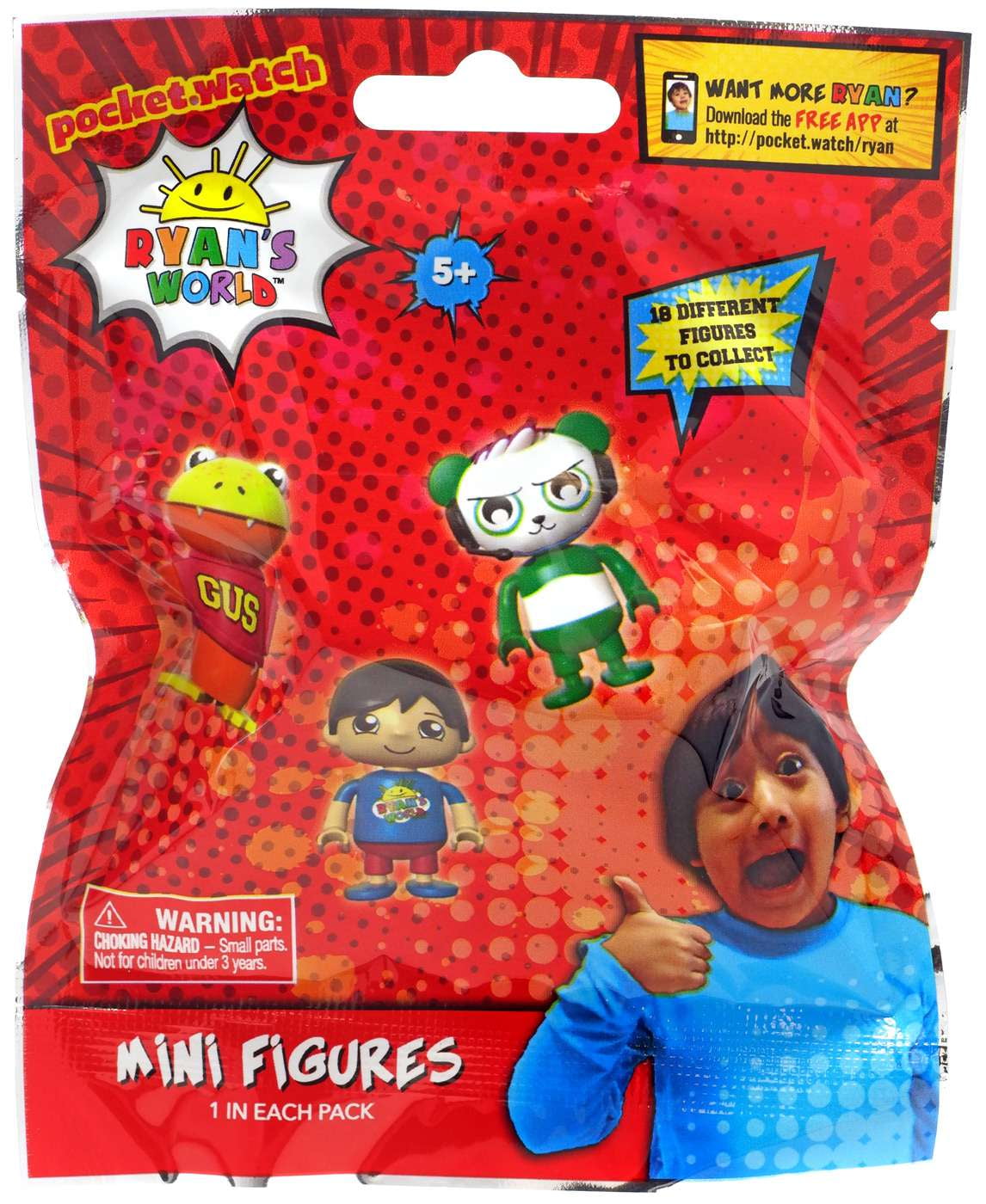 Ryan's World Series 1 Mini FIgure Mystery Pack - Walmart.com