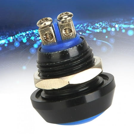 Push Button, Screw Terminal Self-Reset Metal Button, For Industrial ...