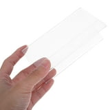 10 Pcs Desktop Transparent Label Teepee Tent Desktop Name Tag Clear ...