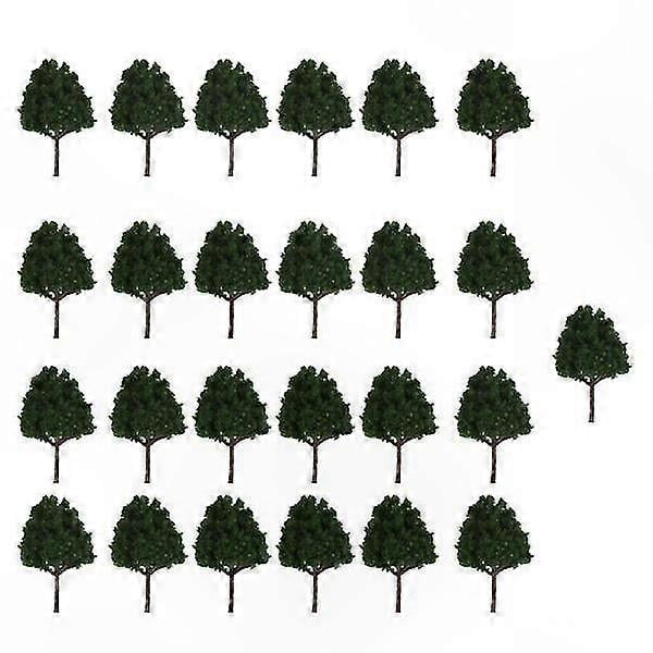 Dark Green Model Trees for N Scale Train Layout Scenery 1:150 Diorama ...