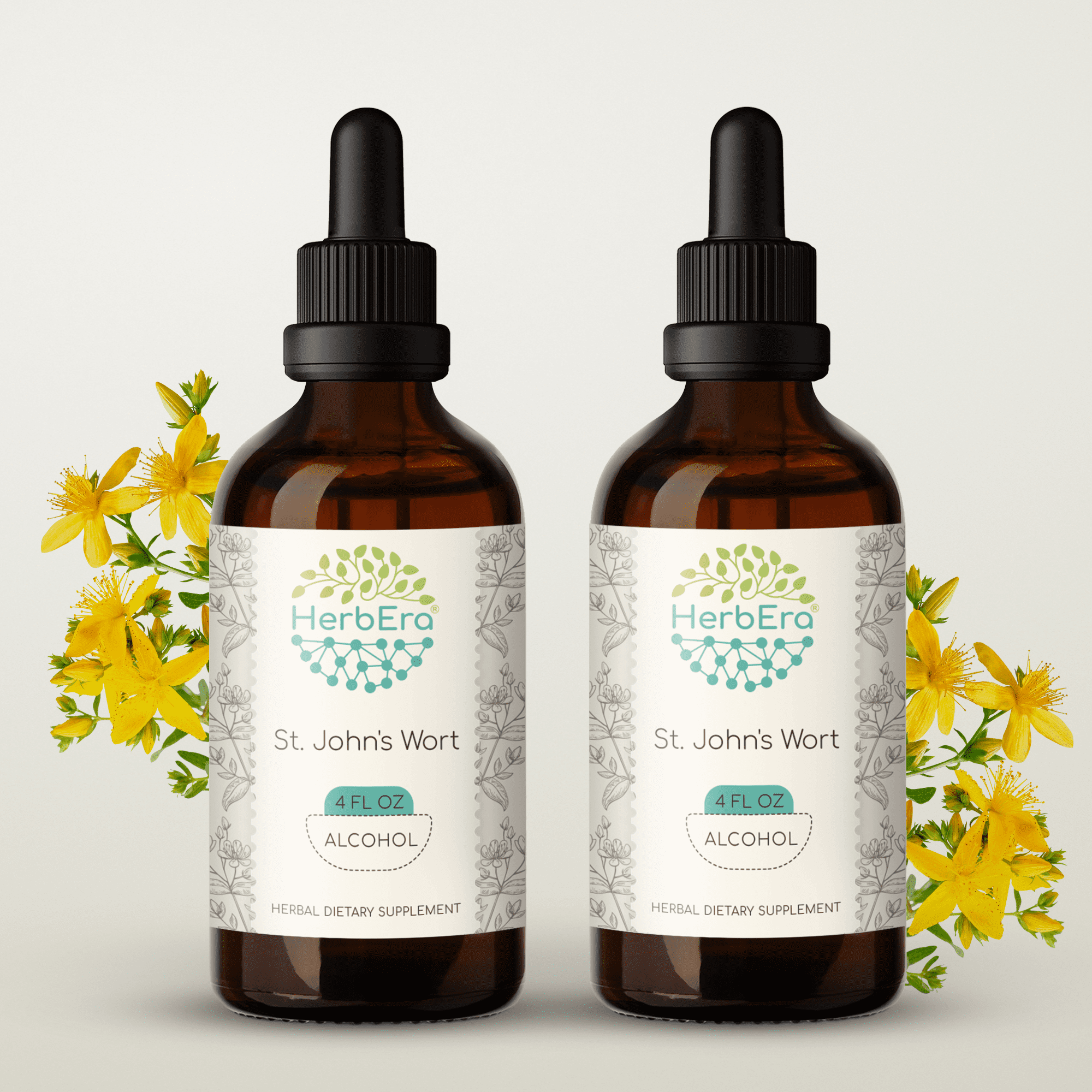 St. John's Wort Alcohol Herbal Extract Tincture, Super-Concentrated ...