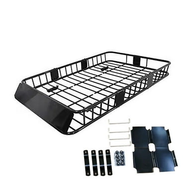 Avenn 64" x 23" x 6" Skinny Roof Rack Cargo Carrier 150 Lbs Capacity ...