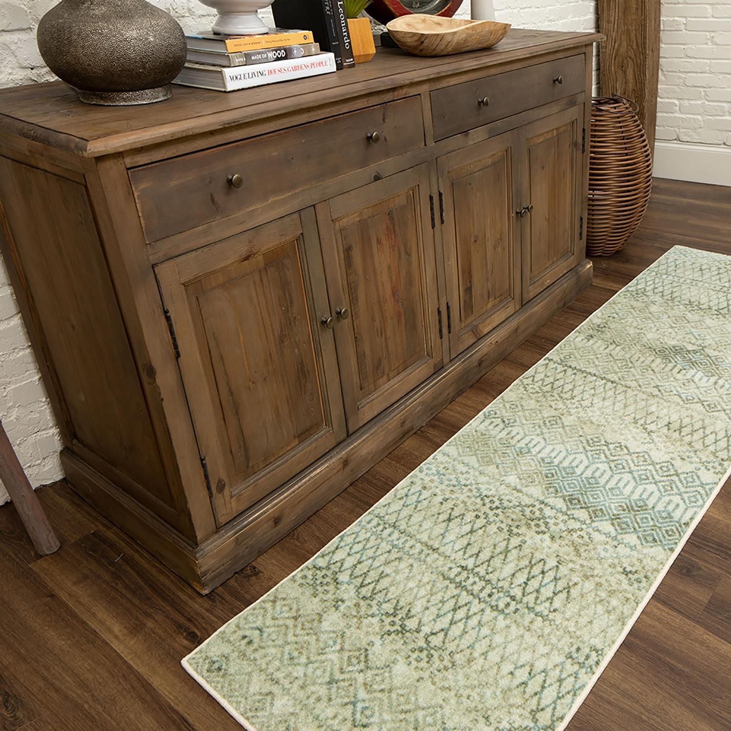 Click here for Mohawk Home Prale Cream Polyester Area Rug 24 X 72 prices