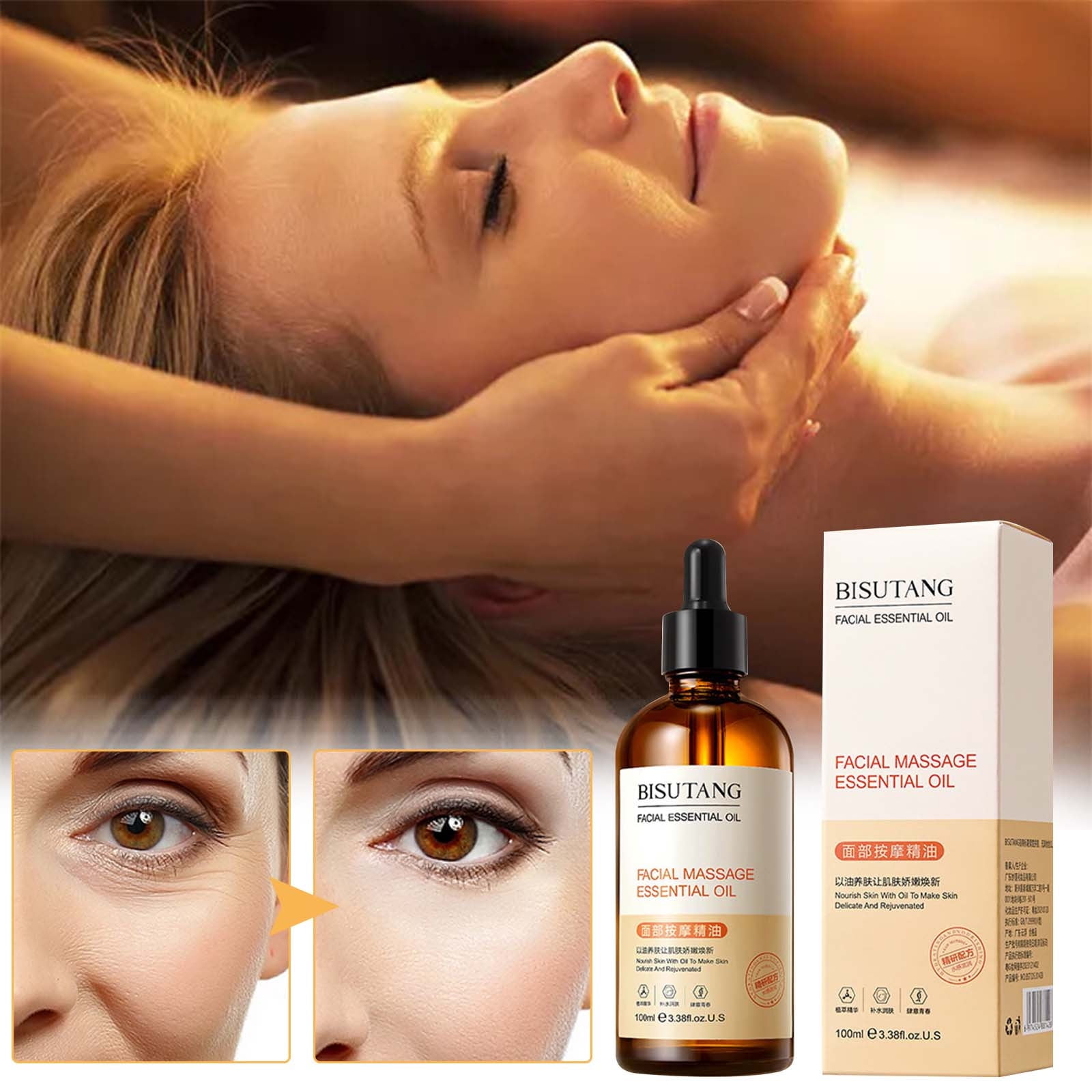 Fiudx Ofertas relampago Aceite facial blanqueador e hidratante, aceite vegetal, extracto de ...