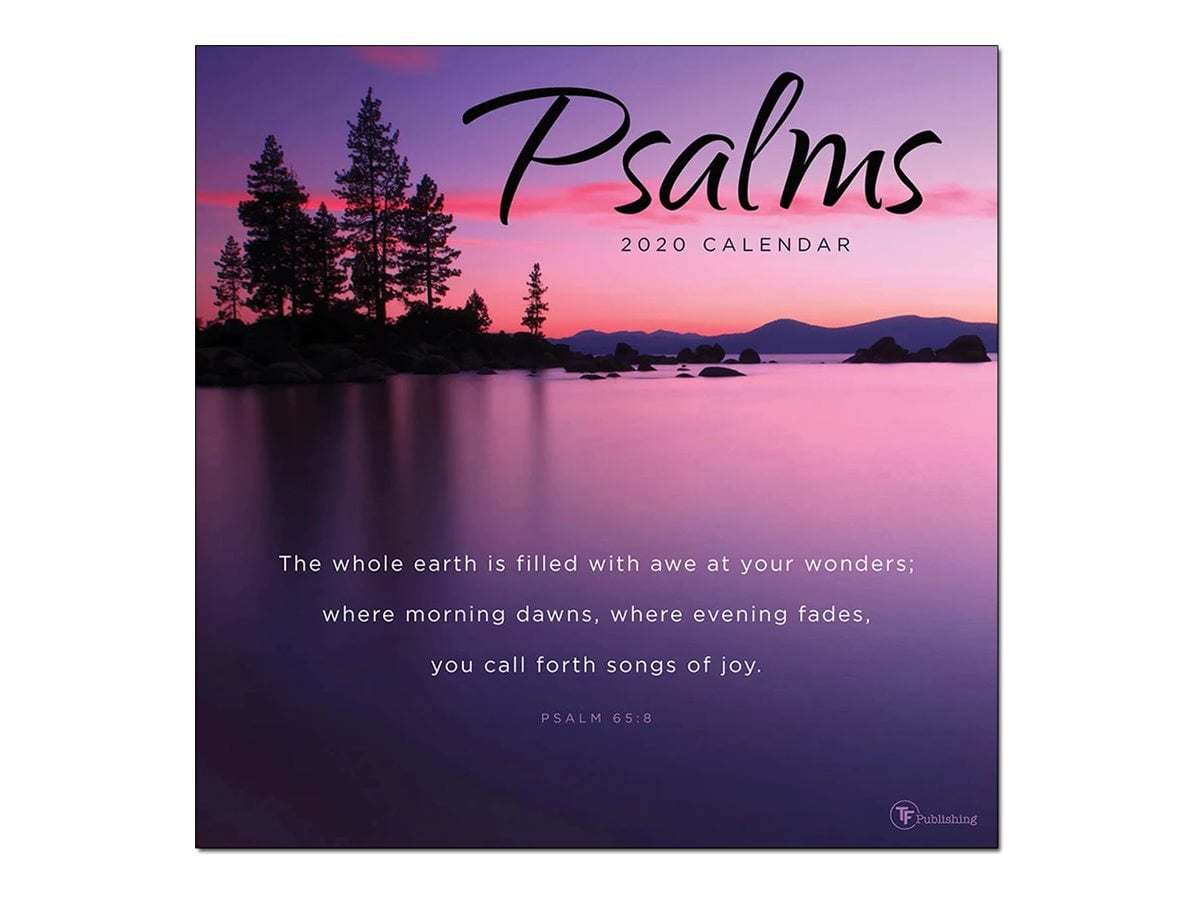 2020 Psalms Wall Calendar - Walmart.com