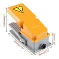 Industrial Grade Foot Pedal Switch, Cast Aluminum 15A Spdt With Guard ...