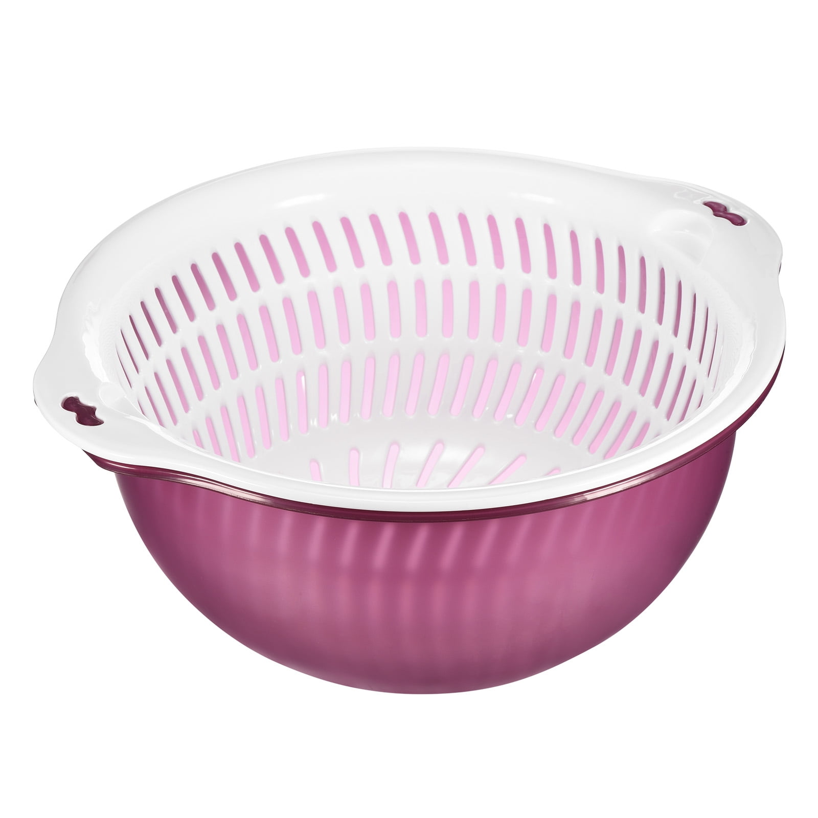 Escurridor Doble Capa Cesta, Cocina Alimentos Colador Cuenco Vegetal ...