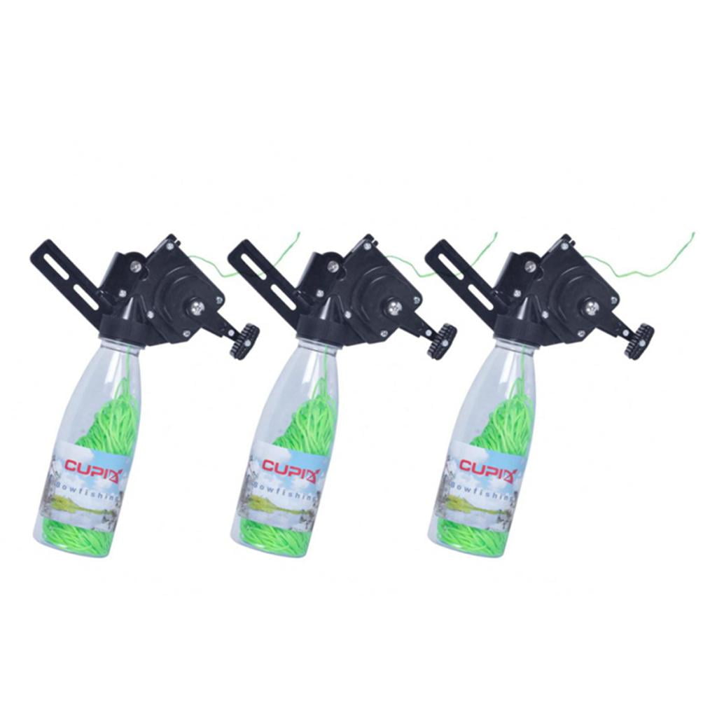 3 Archery Bow Fishing Reel Kit Compound/Recurve Bow Bowfishing Shooting ...