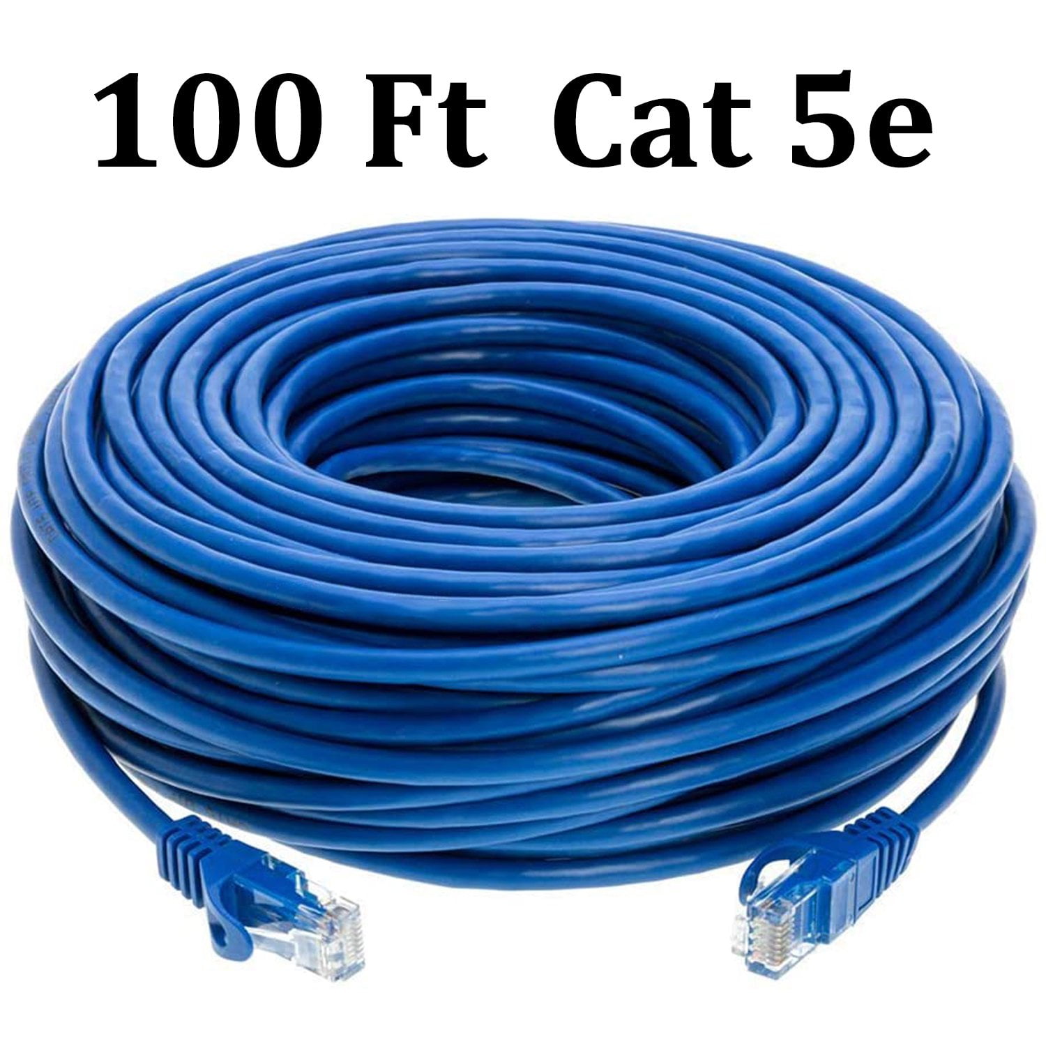 Cables Direct Online 100ft Blue Cat5e Ethernet Network Patch Cable ...