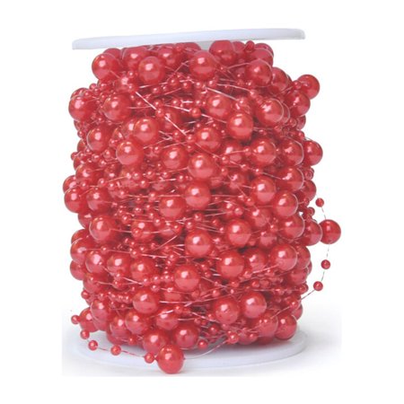 8 3mm ABS Imitation Pearl Craft Hair Accessory Bead Chain String Round ...