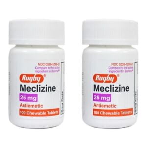 2 Pack Rugby Travel Sickness 25mg Chewables Tablets 100 Count - Walmart.com