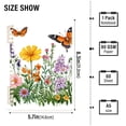 Colorful Flowers Two Butterflies Notebook Detachable Coil Notebook ...