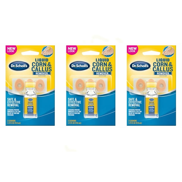 Dr. Scholl's Liquid Corn & Callus Remover,.33 oz. (3-Pack) - Walmart.ca