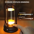 Cordless Desk Lamp - 2Pcs Rechargeable LED Light with 2000mAh Battery ...