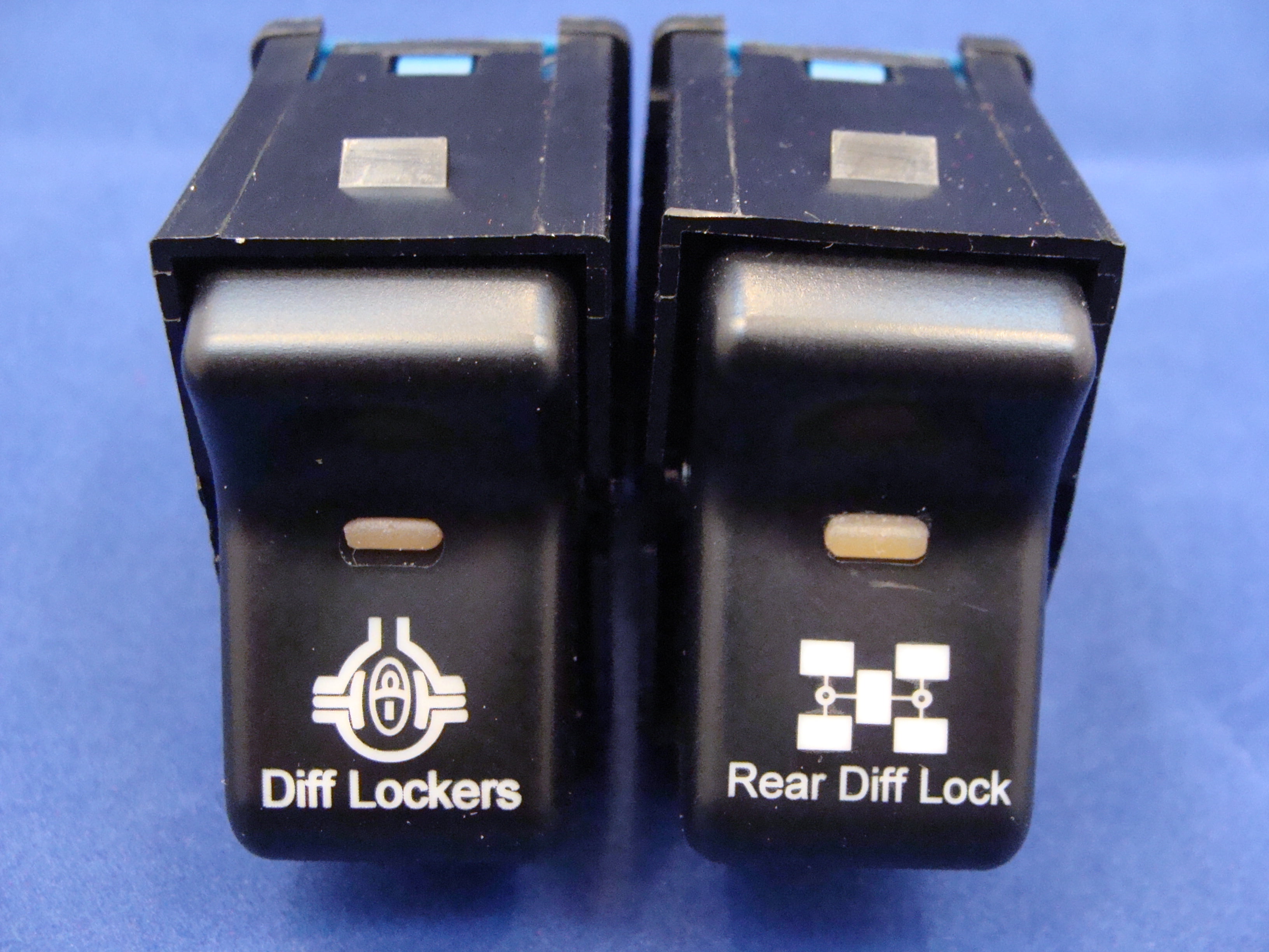 Jeep TJ Wrangler Rocker Switches (Diff Locker / Rear Diff Locker) with ...