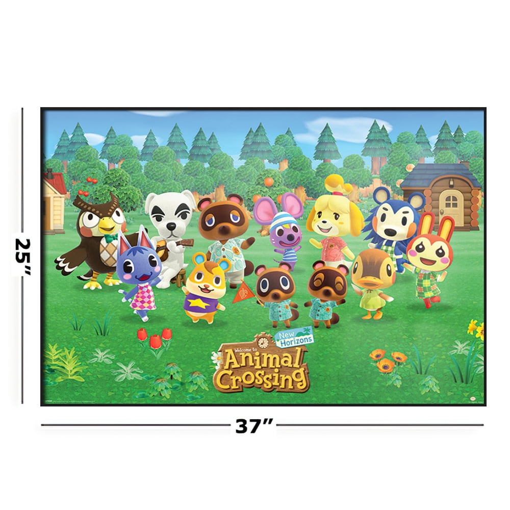 Animal Crossing: New Horizons Framed Gaming Poster