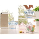 HEMOTON Skyblue Crown Shaped Plastic Candy Boxes for Holding Candies ...