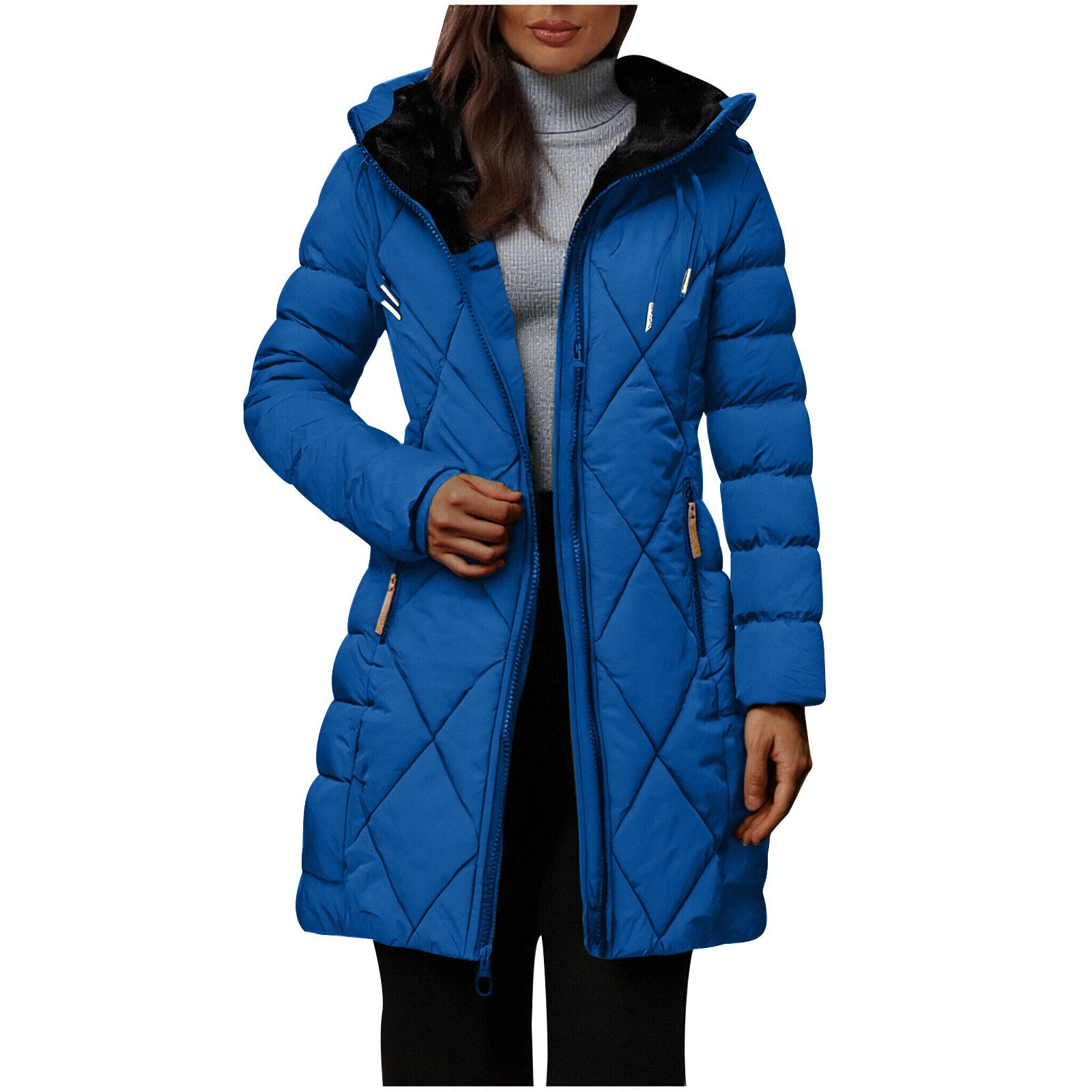 Click here for Nfurl Winter Long Coats For Women With Hood Warm F... prices