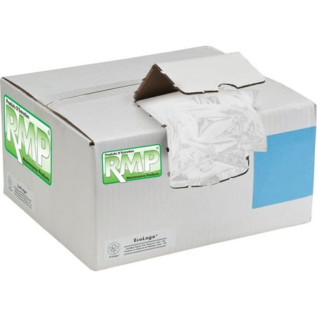 RMP-ECO Industrial White Garbage Bags, Regular Strength, 36" x 26", 0.8 ...