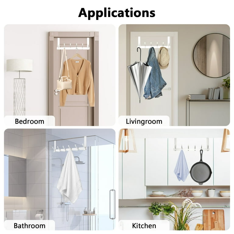 Closet Hooks For The Back Of Doors Door Hook Metal Hanging Clothes ...