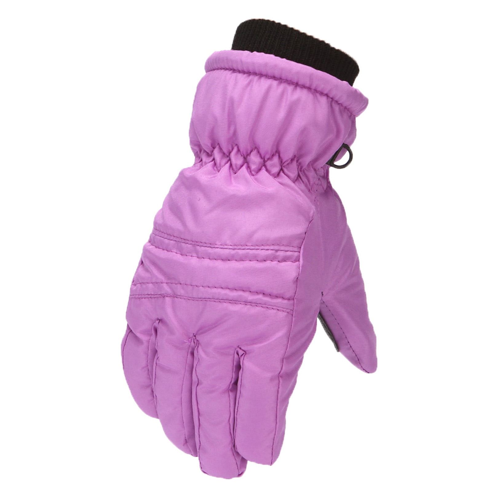 Kids Boys Girls Snow Gloves Winter Cold Weather Windproof Warm Ski ...