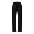 Pants For Women Women Cotton Linen Pants Summer Wide Leg Casual Loose