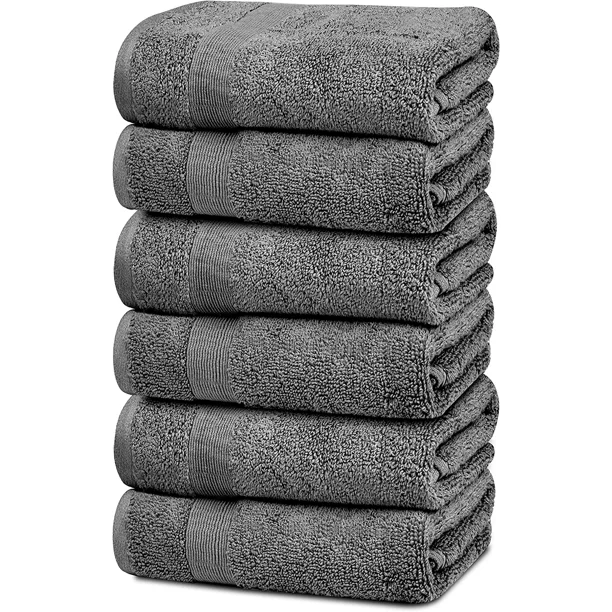 Resort Collection Soft Hand Towels 16x27 Luxury Hotel Plush And Absorbent Cotton Hand Towel 6