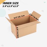 10x6x6 Shipping Boxes Set of 6,Cardboard Boxes for Small Business ...