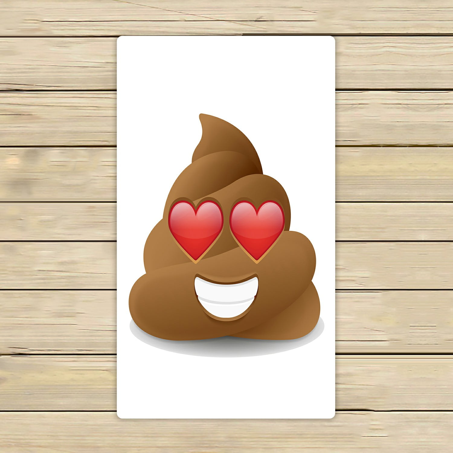 ECZJNT Pile Of Poo Heart Emoji Icon Object Symbol Beach Bath Towels ...