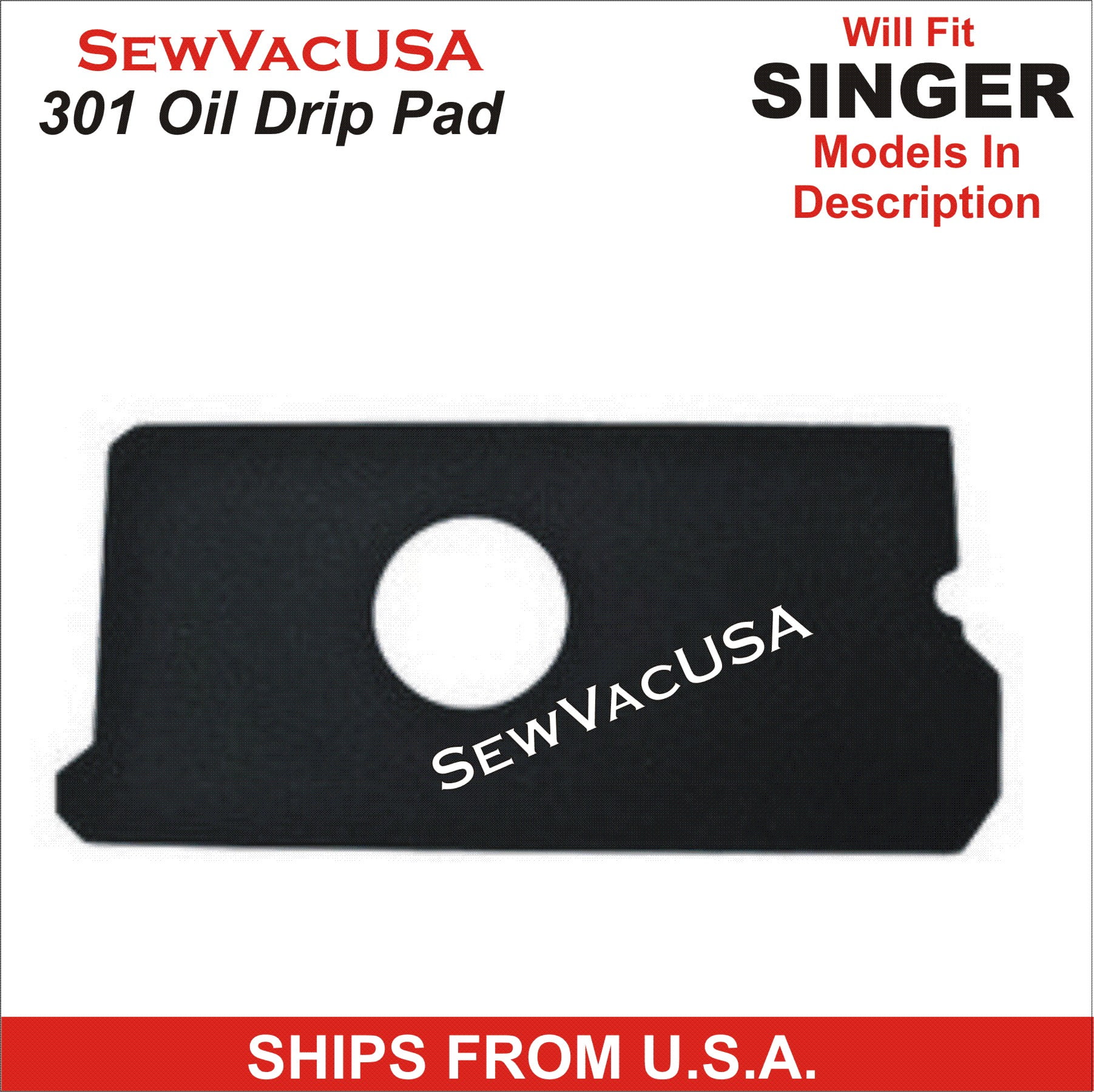 Singer Compatible 301 & 301A Oil Drip Pad - Walmart.com