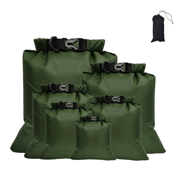 AAOMASSR WaterProof Dry Bag 6 Pieces Outdoor Canoe Drybag Ultra ...