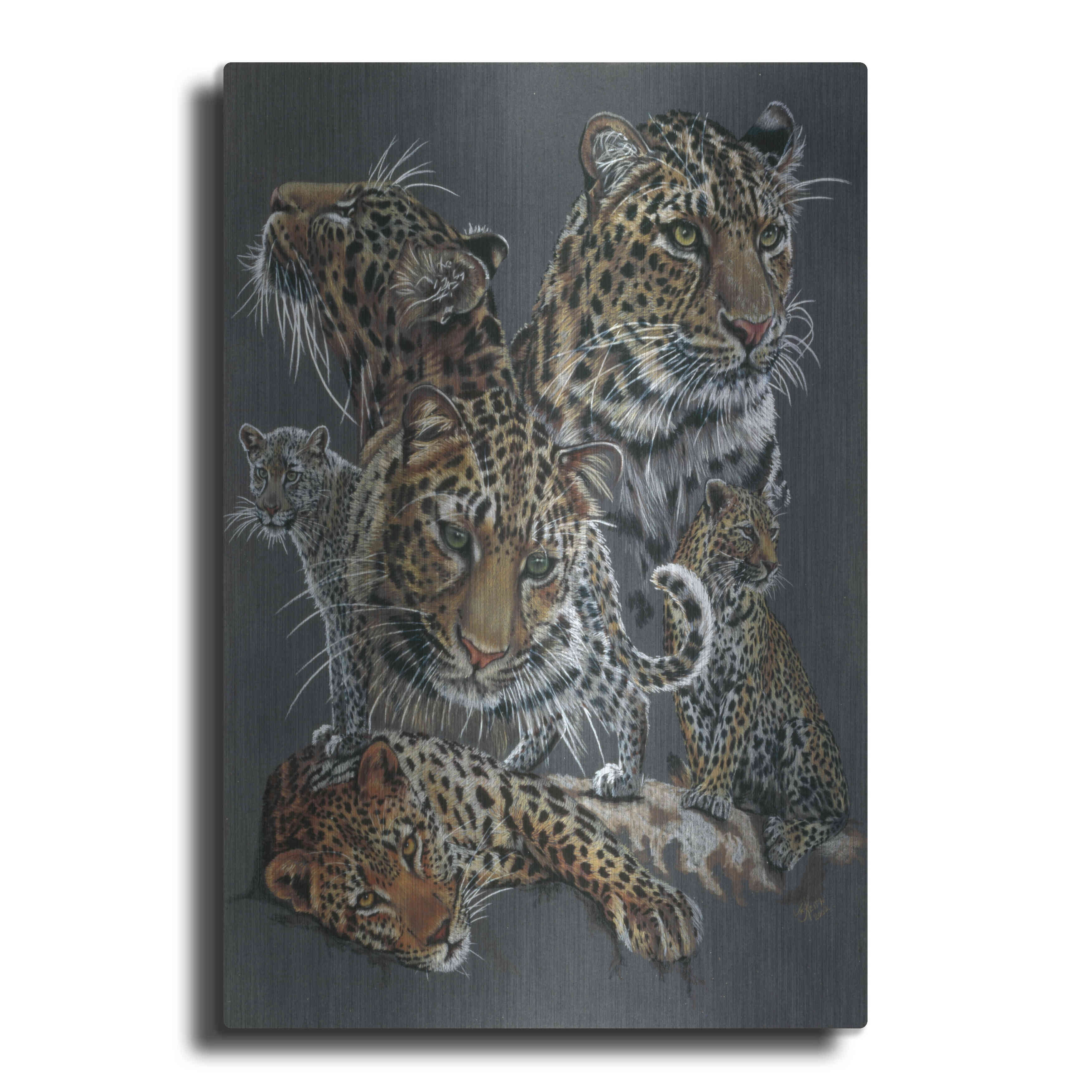 Luxe Metal Art 'Shameless' by Barbara Keith, Metal Wall Art, 24"x36 ...