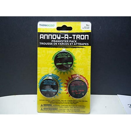 ThinkGeek Annoy-a-tron Prankster Pack 3.0 - Includes 3 ThinkGeek Prank ...