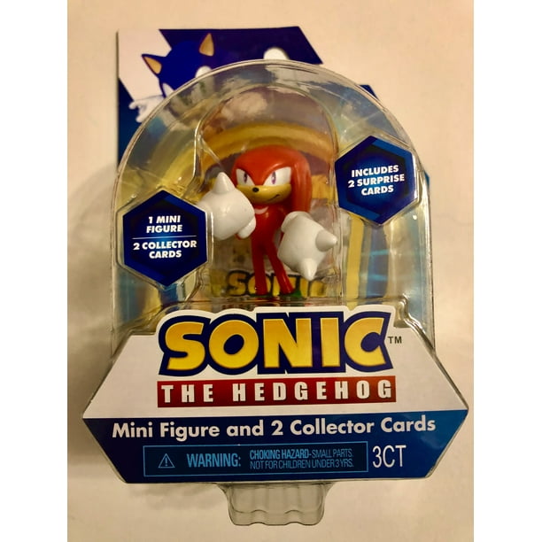 Sonic the Hedgehog mini figure and 2 collector cards (Knuckles ...