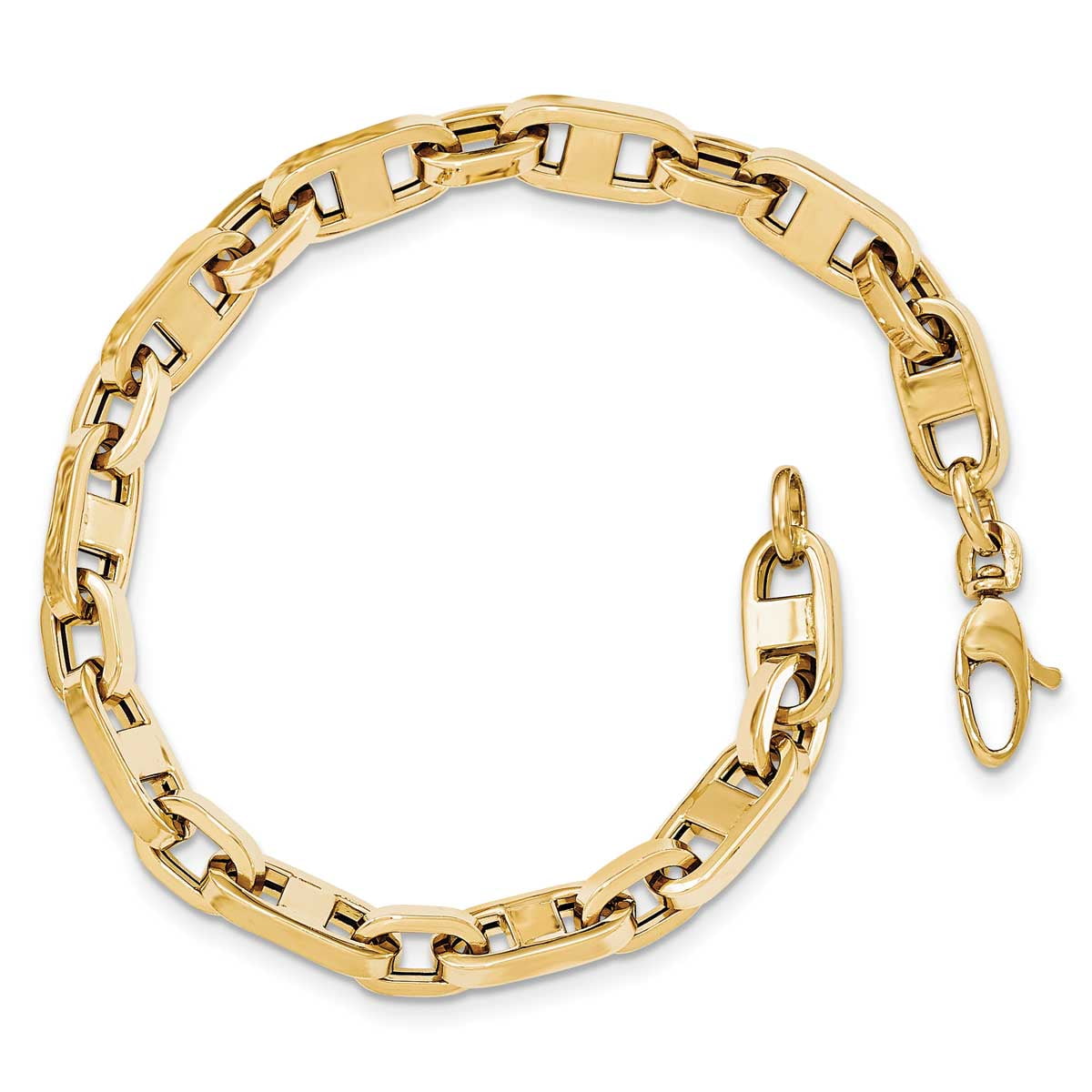 primal-gold-14-karat-yellow-gold-fancy-link-bracelet-walmart