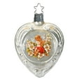 Inge Glas Hearts Flowers Vintage Angel German Glass Christmas Ornament ...