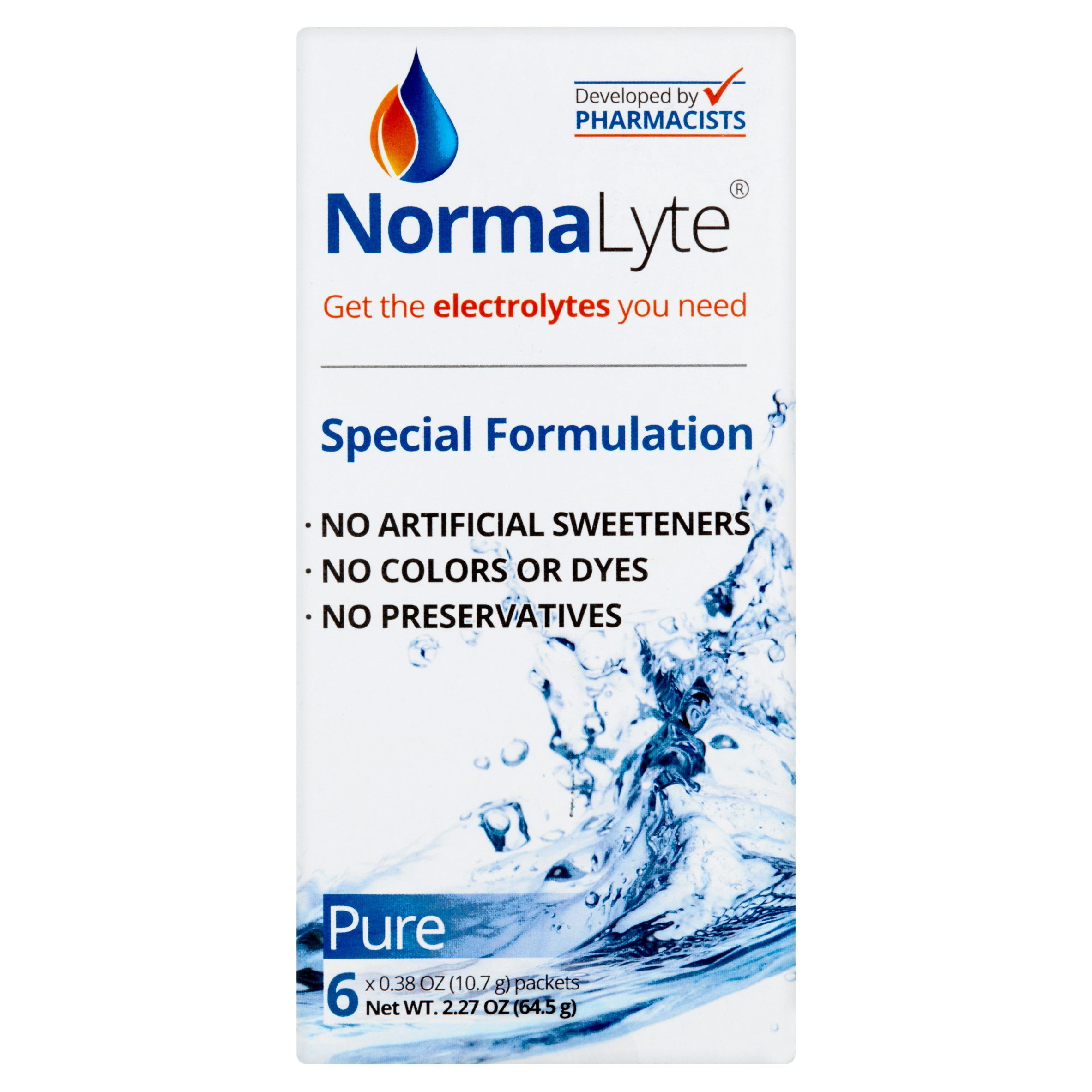NormaLyte Pure Special Formulation, 0.38 oz, 6 count - Walmart.com