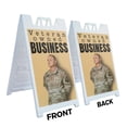 Veteran Owned Business 24" x 36" Double Sided A-Frame Sidewalk Sign ...