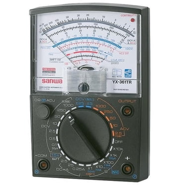 Sanwa TA55 Analog Multimeter - 30A Range for Automotive Applications ...