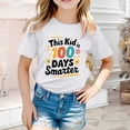 Confree Child Girls Tees Letter Printing Short Sleeved Round Neck ...
