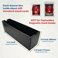 Trading Card Storage Box, Collector Cardboard Card Box with 50 Dividers ...