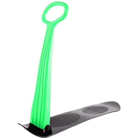 Green Kids Snow Sled Snow Scooter Ski Scooter Fold-Up Snowboard Kick ...