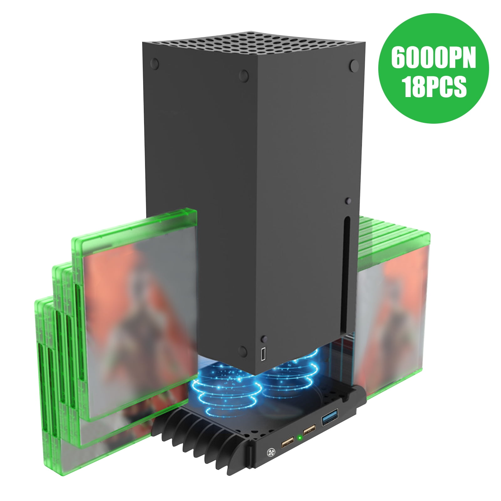 Vertical Stand for Xbox Series X/S with Cooling Fan, TSV Game Console ... Vertical Stand for Xbox Series X/S with Cooling Fan, TSV Game Console ...
