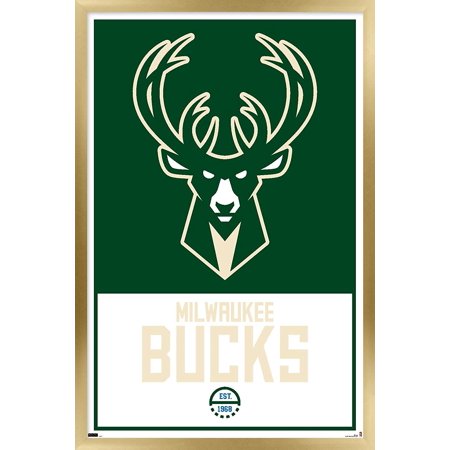 NBA Milwaukee Bucks - Logo 21 Wall Poster | Walmart Canada