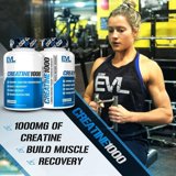 Creatine Monohydrate Pills 120ct - EVL Nutrition Muscle Builder ...